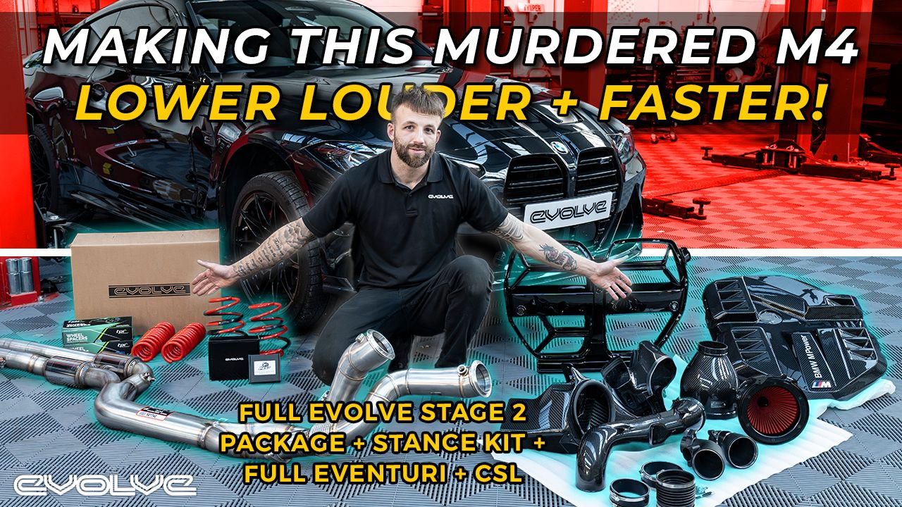 Murdered out G82 M4 gets the full package - Evolve Stage 2, Eventuri ...